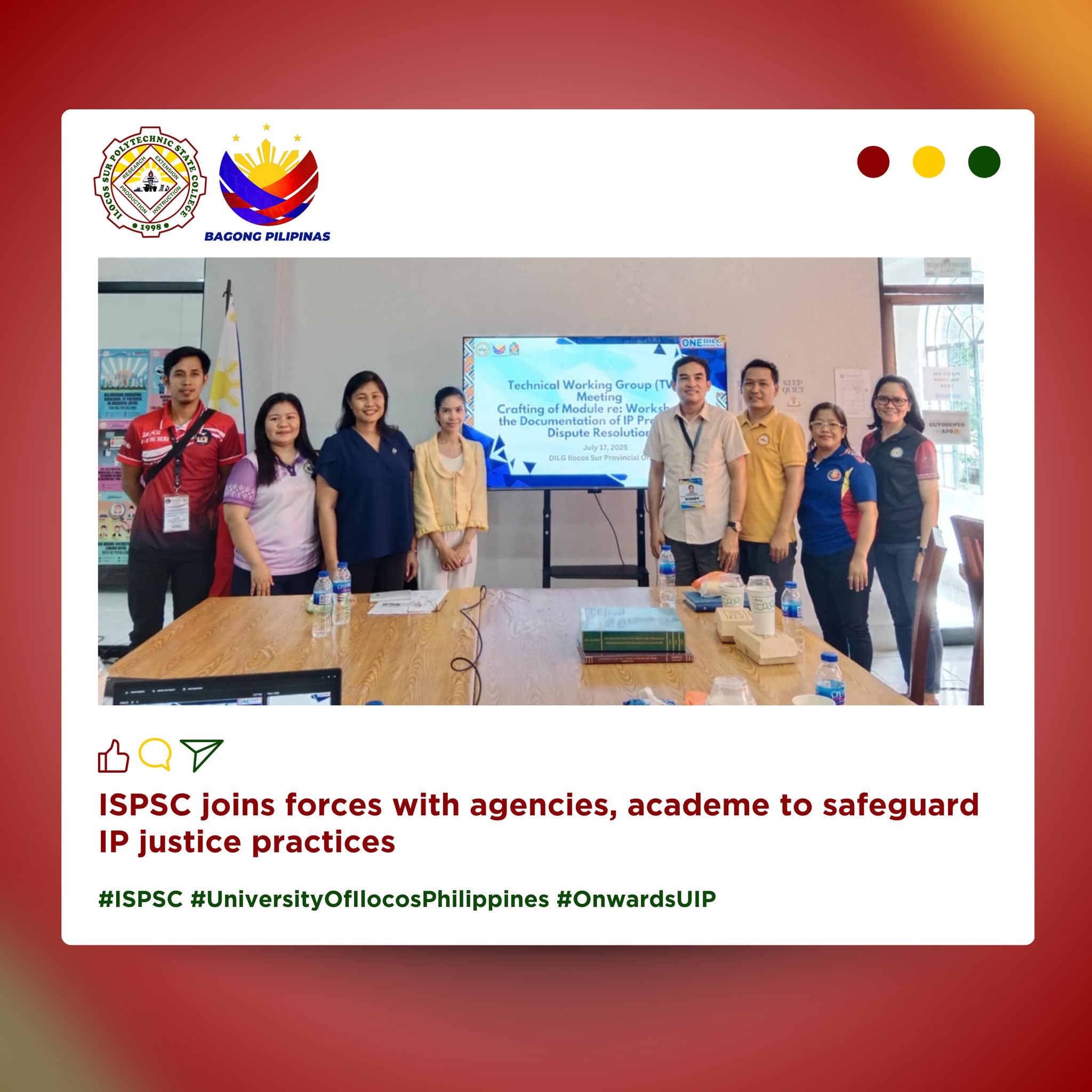 ISPSC, Agencies, and Academe Unite for IP Justice Practices | Ilocos ...